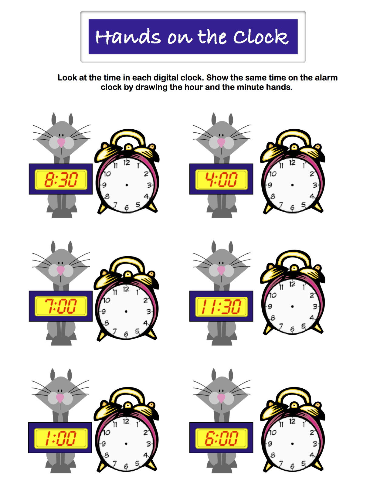 Time And Money First Grade Math Worksheets Biglearners Time And Money